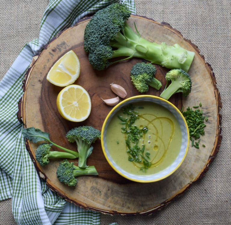 Creamy Broccoli-Lemon Soup (without cream!) – Drizzle Kitchen