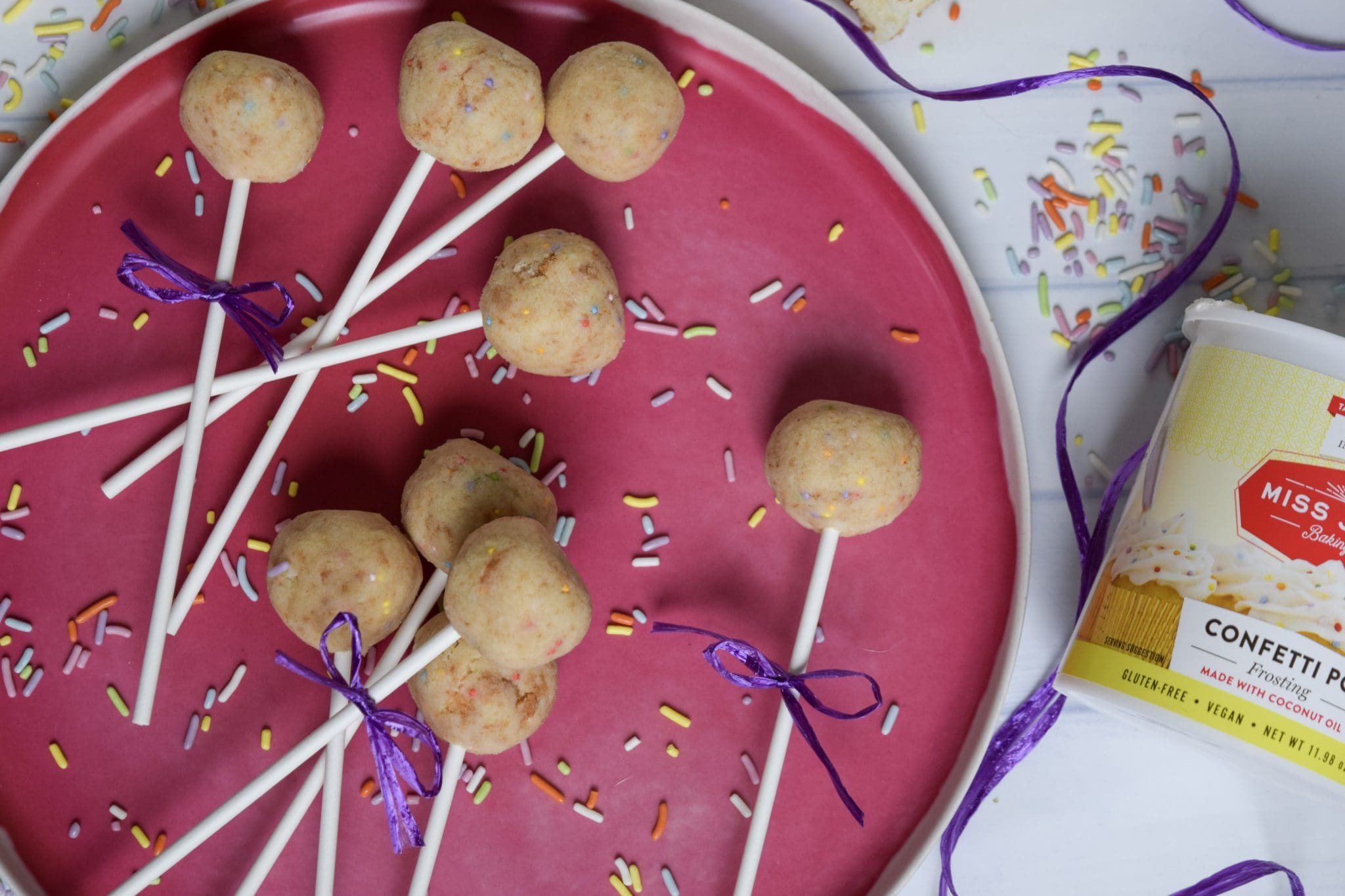 The Best Cake Pop Recipe: Vanilla Sprinkle Cake Pops – Drizzle Kitchen